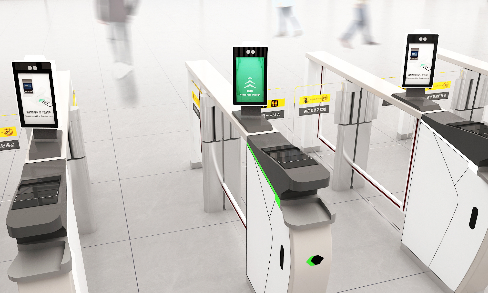 CAMBAUM / 预安检查验闸机系统